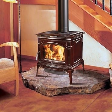 Rockport Hybrid-Fyre Wood Stove By Lopi Stoves - Emberstone Chimney ...